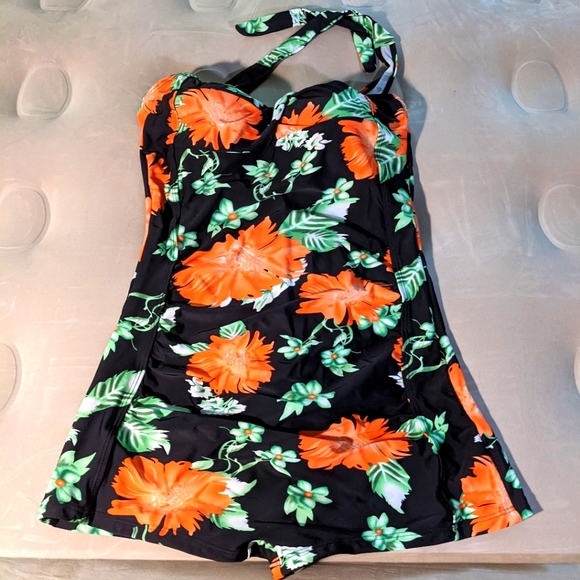 Swim | One Piece Retro Bathing Suit | Poshmark